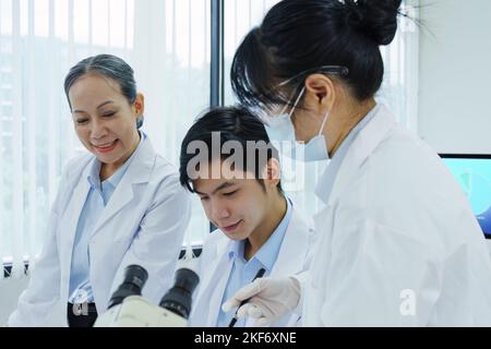 scientists analyze chemical samples Discuss technological innovations ...