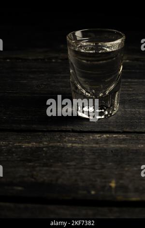 Ukrainian gorilka or vodka or rum or tequila (transparent highly ...