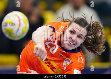 SKOPJE, MACEDONIA - NOVEMBER 7: Inger Smits of the Netherlands during ...