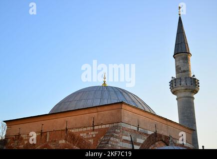Located in Istanbul, Turkey, the Ahi Celebi Mosque was built in the ...