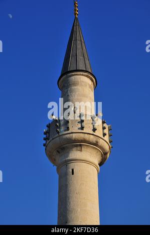 Located in Istanbul, Turkey, the Ahi Celebi Mosque was built in the ...