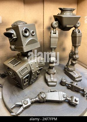 making a robot with a resin 3d printer Stock Photo - Alamy