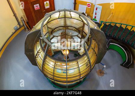 First-Order lens,Portland Bill Lighthouse, Isle of Portland, Dorset ...