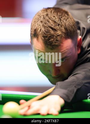 England’s Sam Craigie during day five of the Cazoo UK Snooker ...