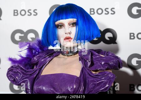 Ashnikko attends the GQ Men Of The Year Awards 2022 at The Mandarin ...