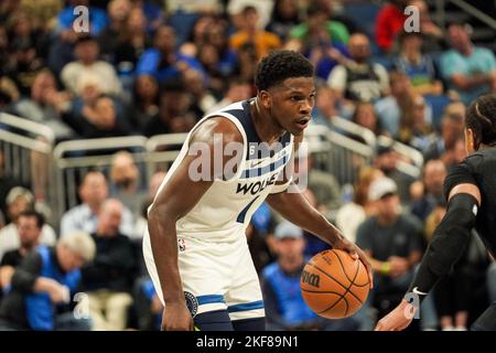 Orlando, Florida, USA, November 16, 2022, Minnesota Timberwolves Guard ...