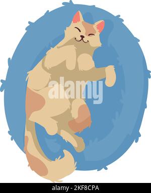 cute little cat beige character Stock Vector Image & Art - Alamy