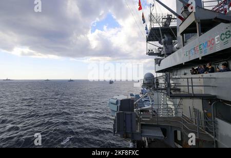 Royal Australian Navy (RAN) Commodore Ivan Ingham (center), Commodore ...