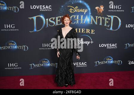 Ingrid Werner arrives at the Disney's DISENCHANTED Premiere held at the ...