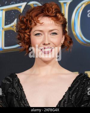 Ingrid Werner arrives at the Disney's DISENCHANTED Premiere held at the ...