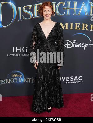 Ingrid Werner arrives at the Disney's DISENCHANTED Premiere held at the ...