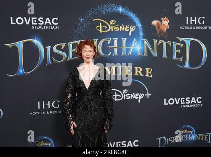 Ingrid Werner arrives at the Disney's DISENCHANTED Premiere held at the ...