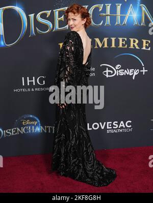 Ingrid Werner arrives at the Disney's DISENCHANTED Premiere held at the ...