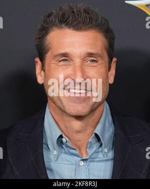 Patrick Dempsey arrives at the Disney's DISENCHANTED Premiere held at ...