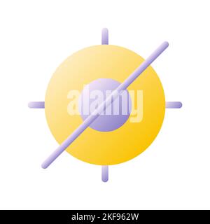Crossed aim flat color ui icon Stock Vector Image & Art - Alamy