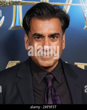 Sunil Perkash arrives at the Disney's DISENCHANTED Premiere held at the ...