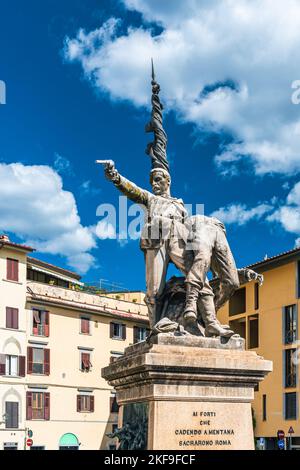 Monument of Piazza Mentana, Florence, Italy, Europe Stock Photo - Alamy