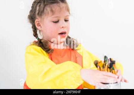 Kids art project Stock Photo - Alamy