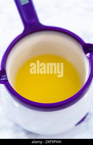 Melting unsalted butter Stock Photo - Alamy