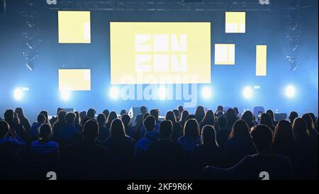 Mainz, Germany. 17th Nov, 2022. The International Media Congress "Content Convention" will open ...