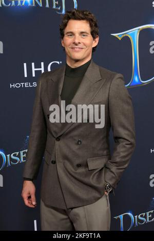 LOS ANGELES - NOV 16: James Marsden at the Disenchanted Premiere at El ...
