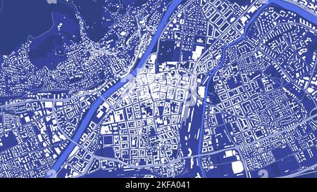 Innsbruck vector map. Detailed map of Innsbruck city administrative ...