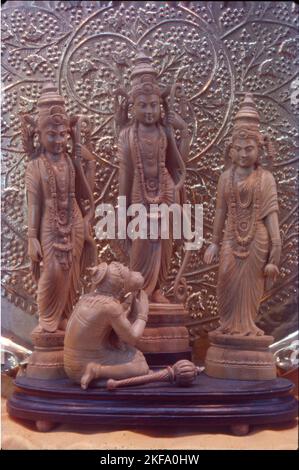 Rama Darbar includes of Lord Ram, Laxman, Maa Sita, Lord Hanuman, Lord ...