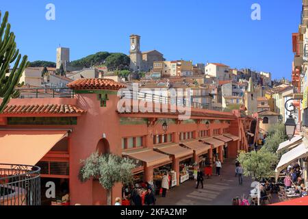 Marche Forville, Forville Market, Cannes, Cote d Azur, Alpes Maritimes ...
