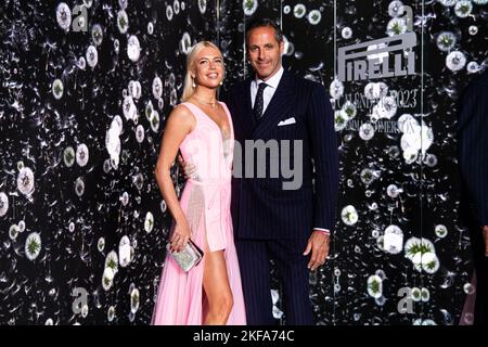 Giovanni Ricotti , Julia Dimitrienko Pirelli Calendar 2023 Presentation ...