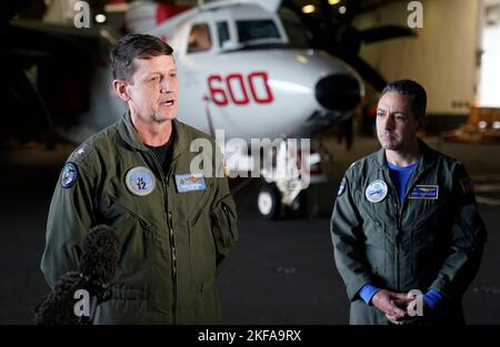 Captain Paul Lanzilotta, commanding officer of the US Navy's newest ...