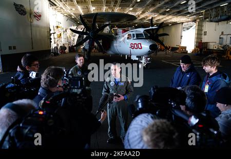Captain Paul Lanzilotta, commanding officer of the US Navy's newest ...