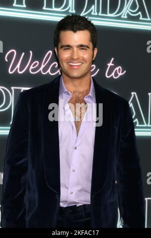 LOS ANGELES - NOV 15: Spencer Boldman at the Welcome to Chippendales ...