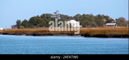 View from the Wise Point Boat Ramp, Eastern Shore of Virginia National ...