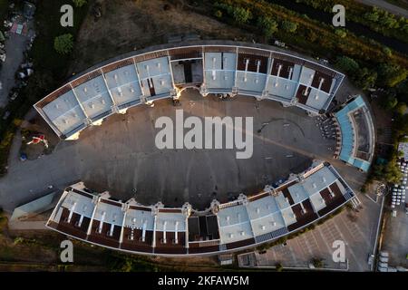 Aerial photographic documentation of the Carnival Citadel where the ...