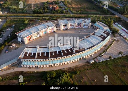 Aerial photographic documentation of the Carnival Citadel where the ...