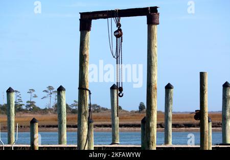 View from the Wise Point Boat Ramp, Eastern Shore of Virginia National ...
