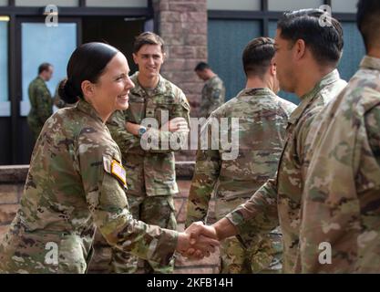 Sgt. Bethany Hall, an all-source intel analyst with Charlie Company, 519th Intelligence and ...