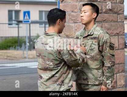Sgt. Joshua Rhim, an all-source intel analyst with Charlie Company ...