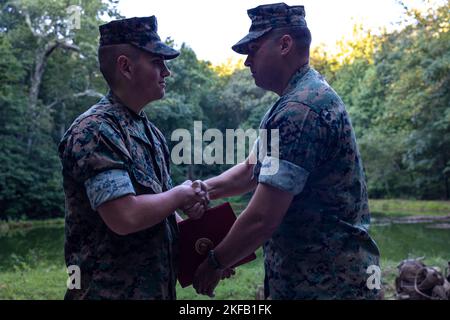 U.S. Marine Corps Pfc. Marcus Kane, with Chemical Biological Incident ...