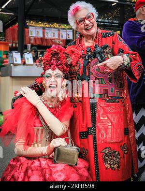 The restored Spitalfields Market in London Stock Photo - Alamy