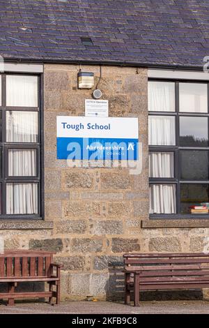 The primary school in the village of Tough (Kirkton of Tough) near ...