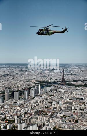 France, Paris, parade of the French aviation for the July 14, 2022 ...