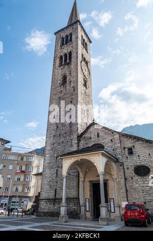 Omegna, Italy - 09-13-2021: The beautiful Omegna, with splendid ...