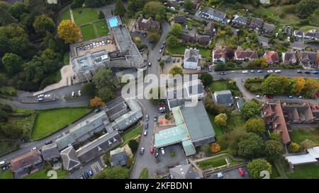 Aerial view of Malvern, Worcester UK Stock Photo - Alamy
