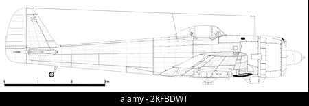 Nakajima Ki-43-II Hayabusa (Oscar) piloted by Captain Joshihide Matsuo ...