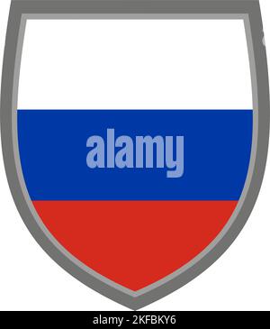 Flag of Russia. Russian national symbol in official colors. Template ...