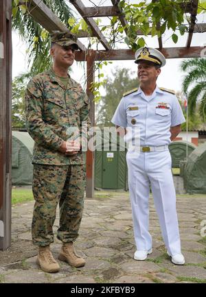 Col. Guillermo Rosales, commanding officer of Special Purpose Marine ...