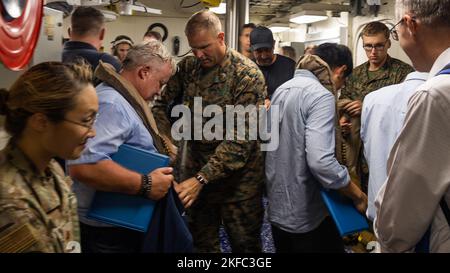 Col. Mathew Danner, the commanding officer of 31st Marine Expeditionary ...