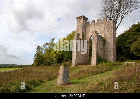 Nore Folly, aka Slindon Folly, West Sussex, England, possibly built ...
