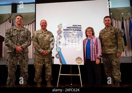 Janis Doss, Suicide Prevention Awareness manager, poses for a picture ...